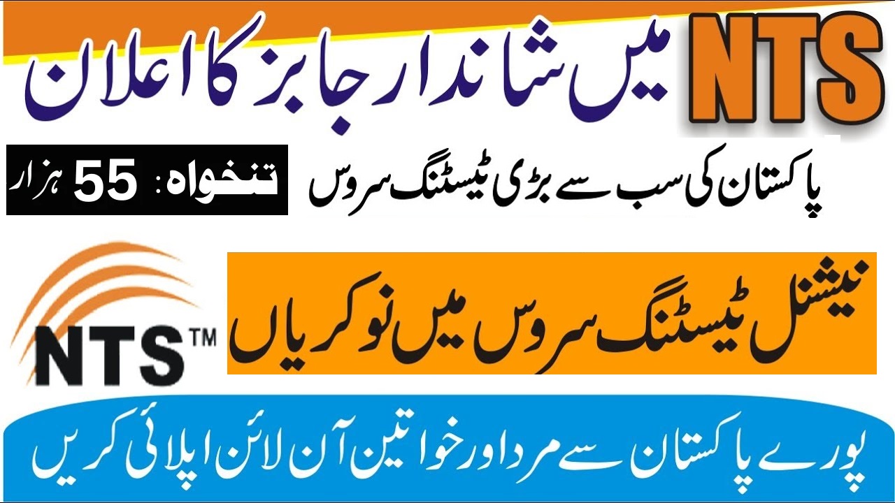 NTS Jobs 2024 National Testing Service Situation Vacant
