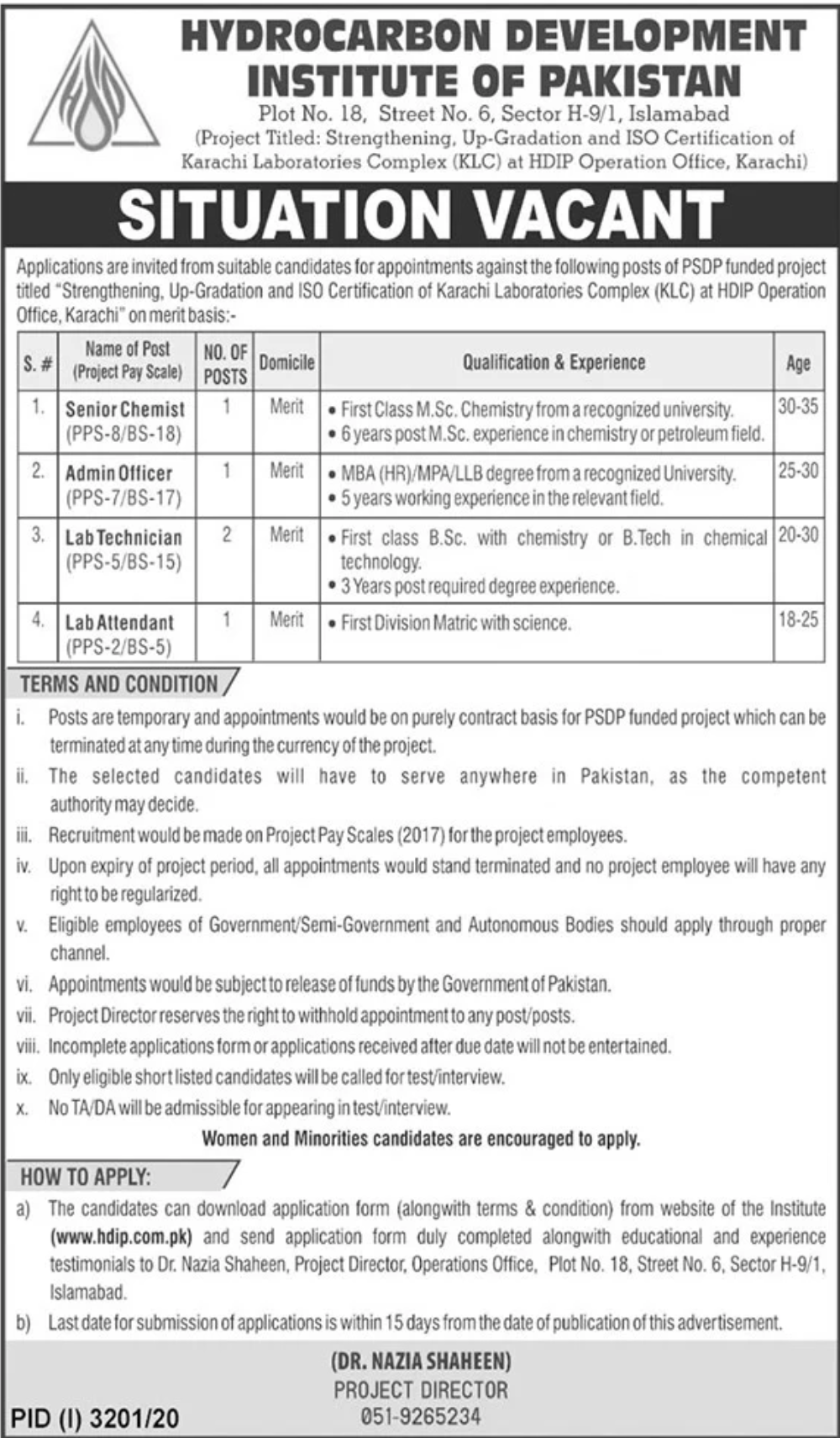 Latest Paperpk Jobs in Hydrocarbon Development Institute of Pakistan ...