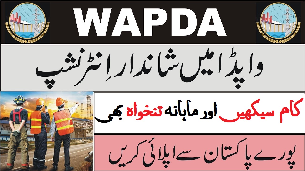 WAPDA Internships 2024 Online Apply